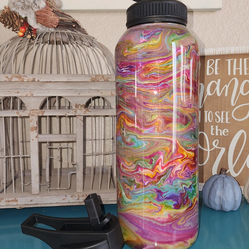 Epoxy Water Bottle - Etsy