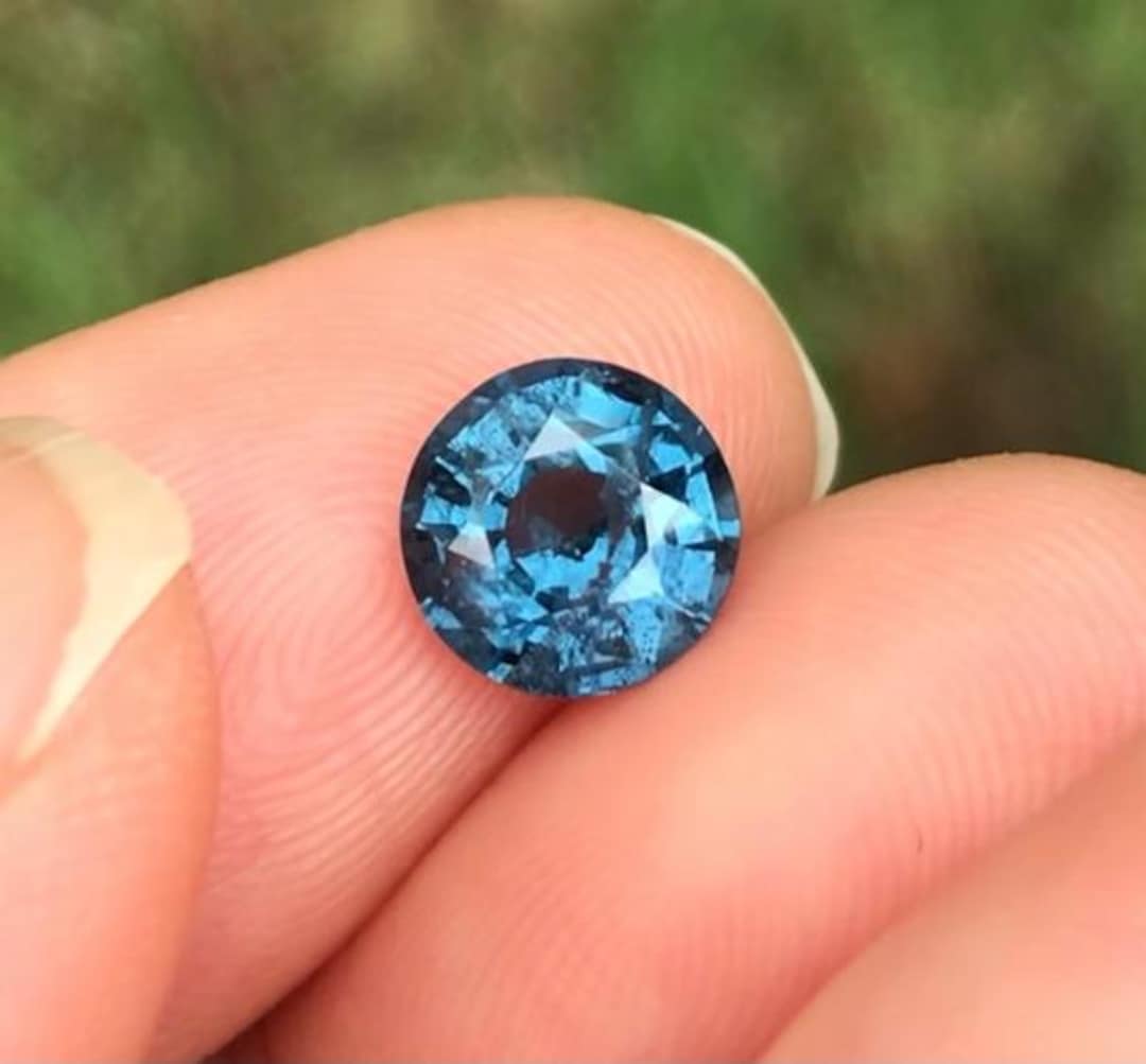 6.5mm Blue Spinel, Blue Spinel Luc Yen, Natural Blue Spinel, Blue ...