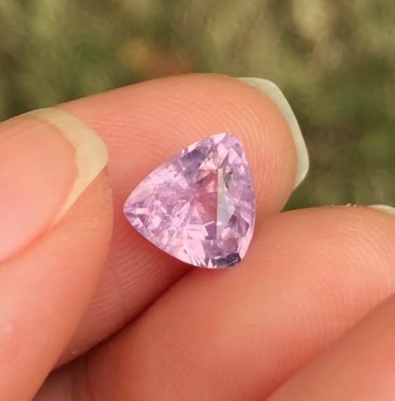 1.84ct Cloudy Sapphire Vietnam, Unheat Sapphire, Natural Silky Sapphire ...