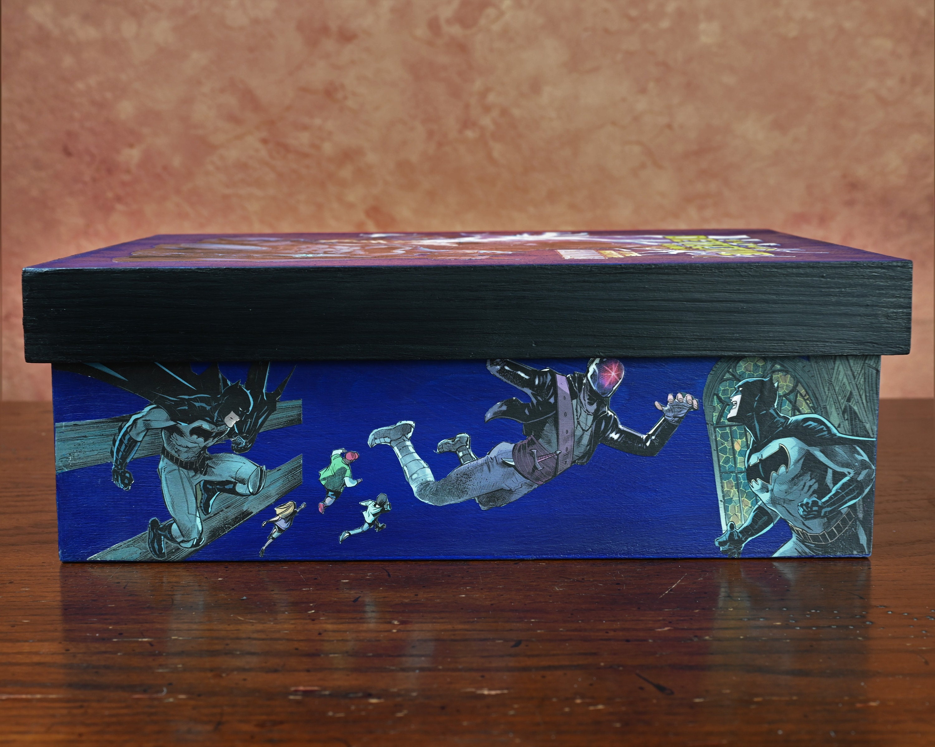Batman Comic Decoupage Box ,gift Box, All Purpose Box - Etsy
