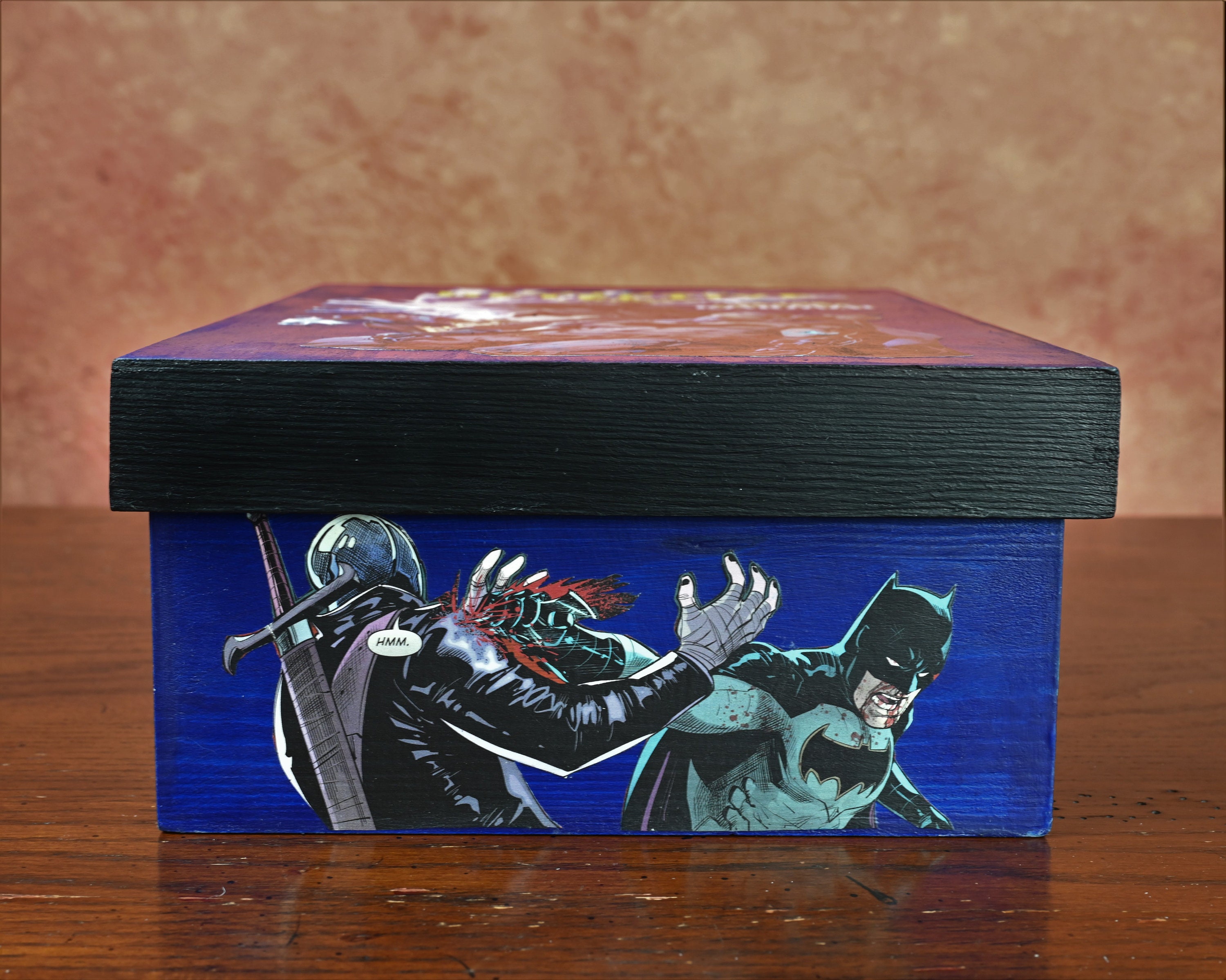 Batman Comic Decoupage Box gift Box All Purpose Box - Etsy
