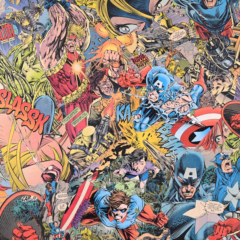 Comic Collage - Etsy