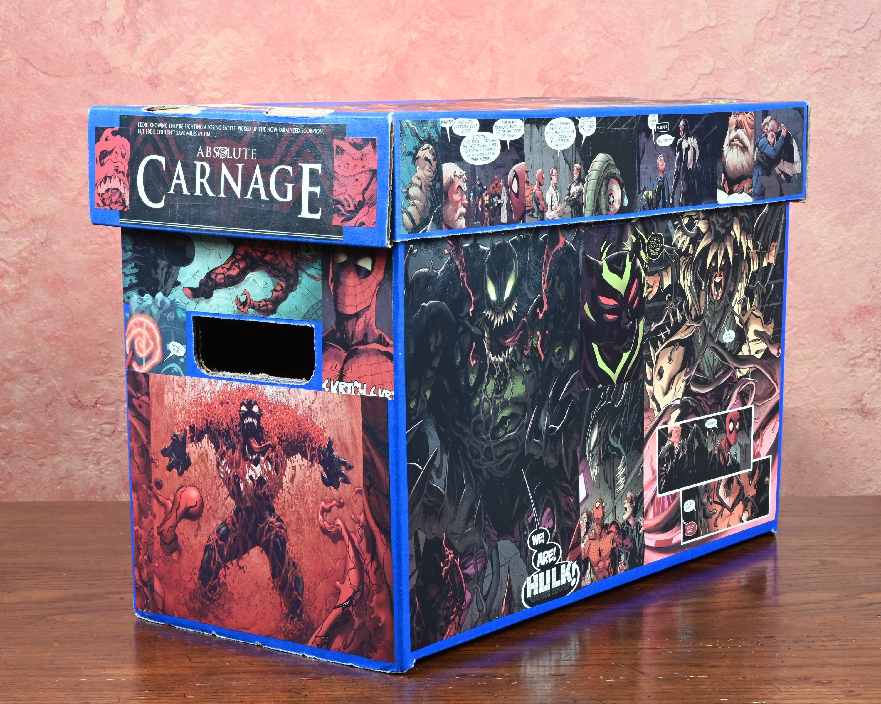 Carnage Comic Book Storage Box Decoupage Short Comic Book - Etsy
