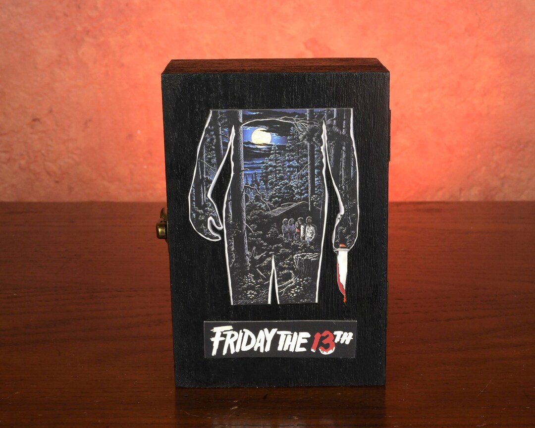 Friday the 13th Movie Keepsake or Jewelry Box Made by Repurposing a ...