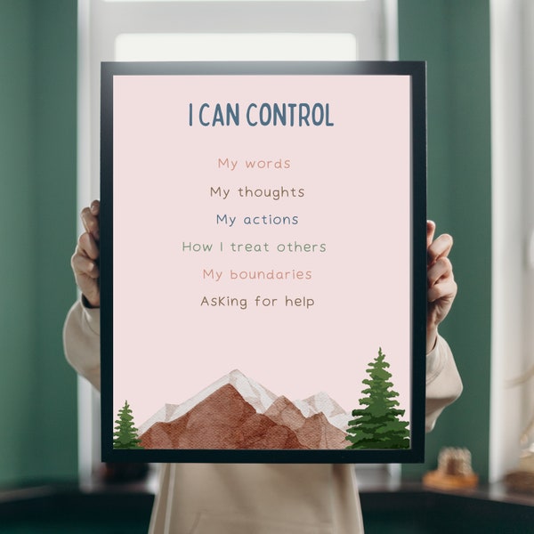 Self Awareness Poster for Kids - Etsy