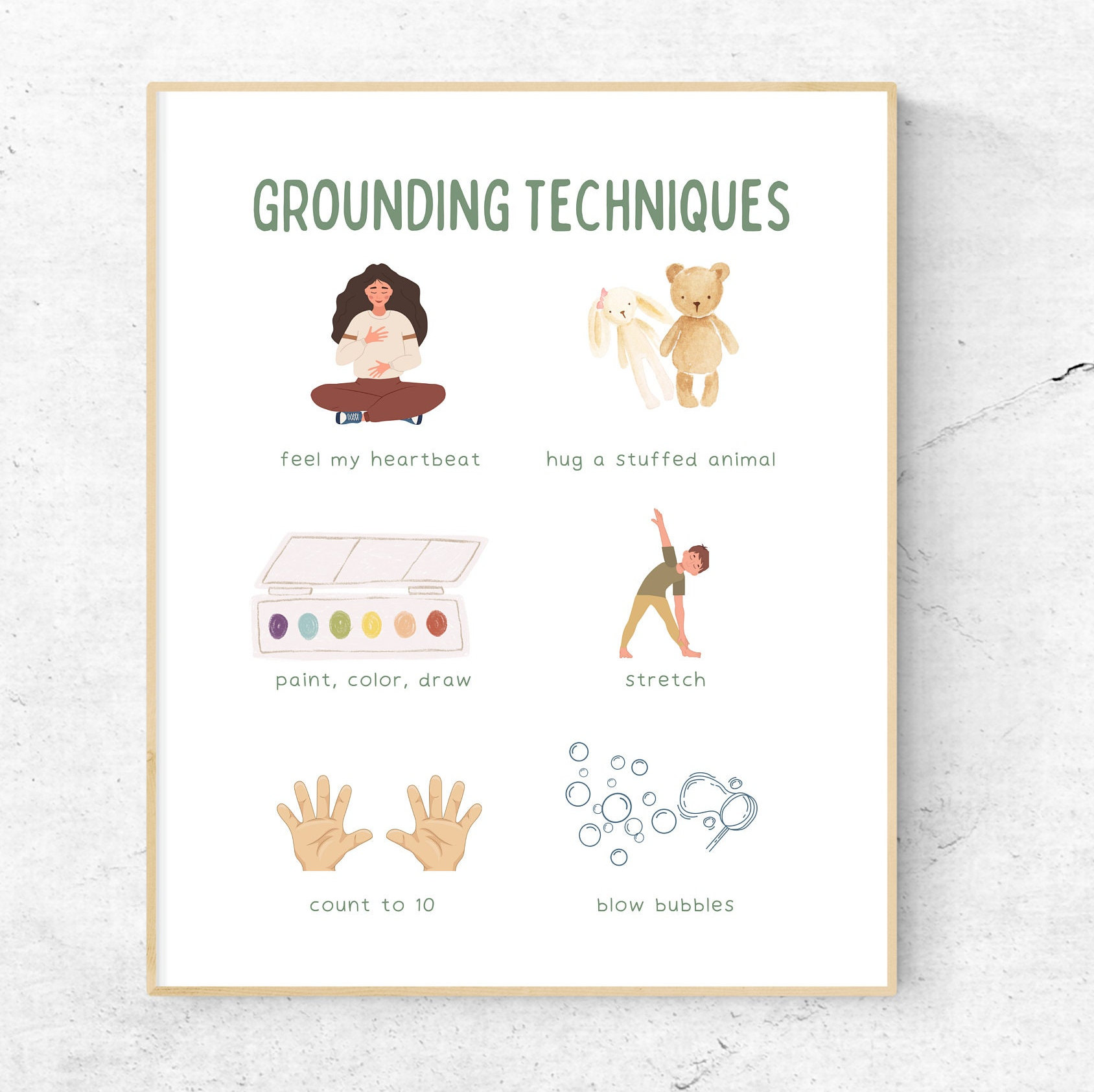 Grounding Techniques, Calming Corner, Calming Techniques for Kids ...