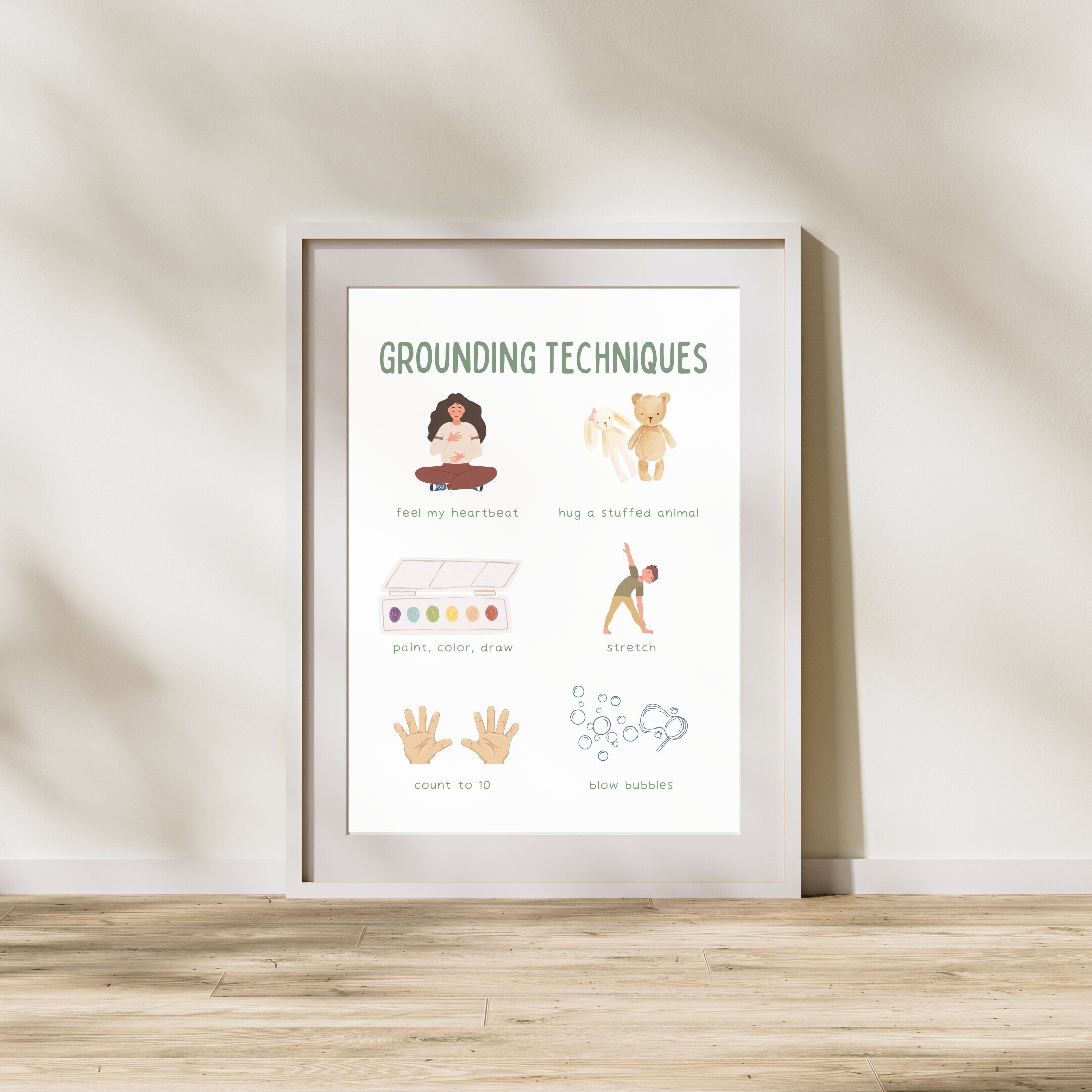 Grounding Techniques, Calming Corner, Calming Techniques for Kids ...