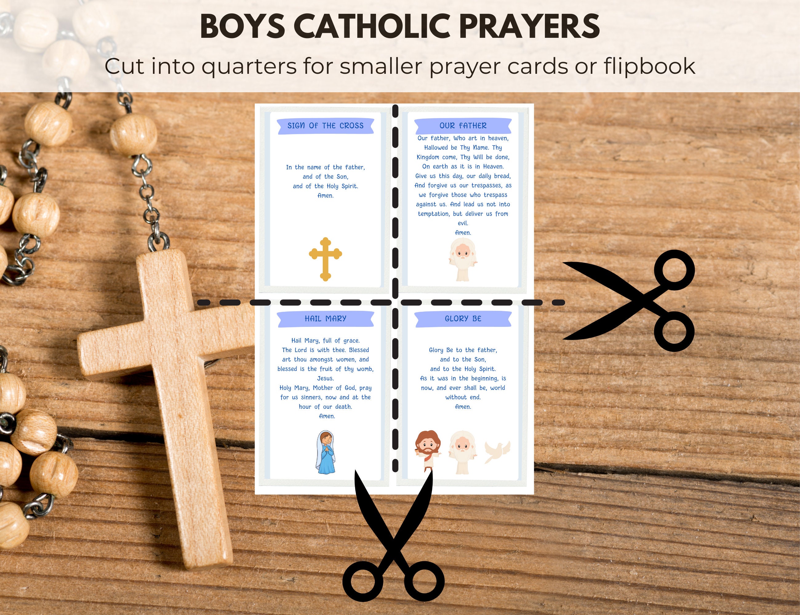Boys Prayer Book for Catholic Children | Printable Catholic Prayer ...