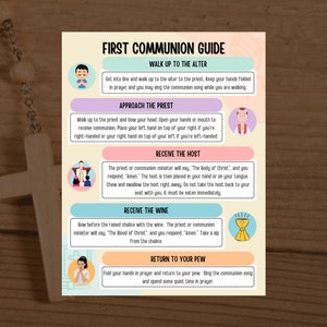 Children's First Holy Communion Guide | Eucharist Preparation for ...