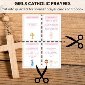 Girls Pink Prayer Book for Catholic Children | Printable Catholic ...