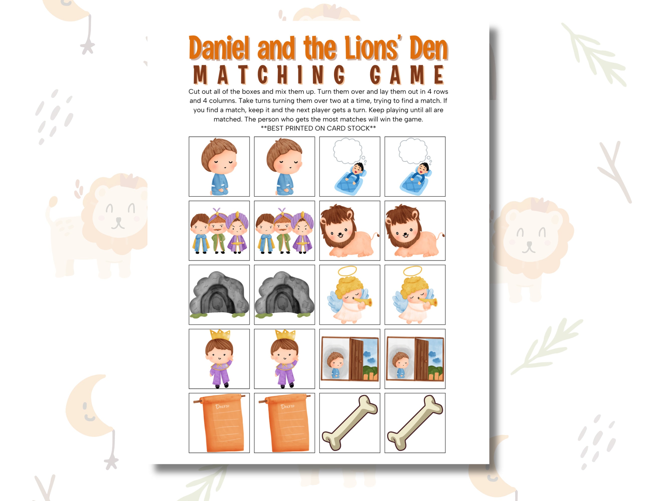 Dare to Be Daniel Vacation Bible School (VBS) Activity Set - Etsy