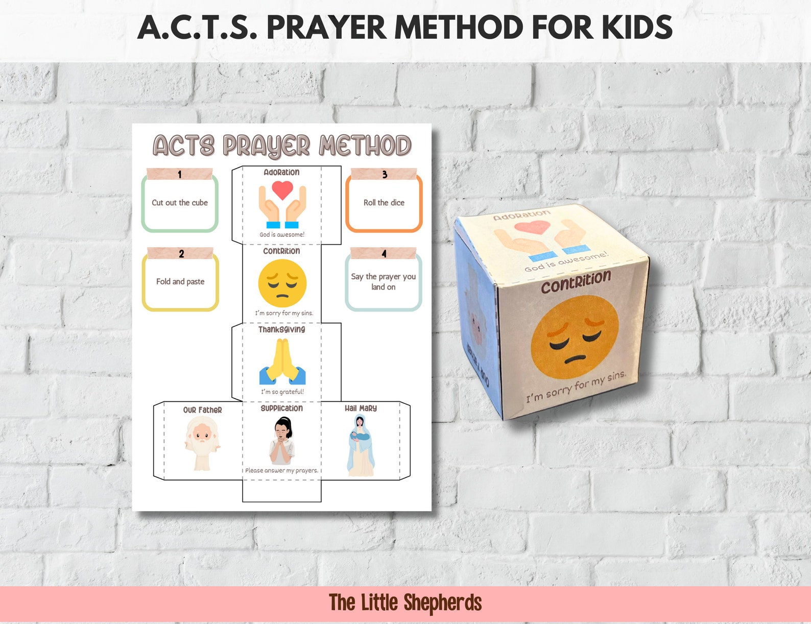 A.C.T.S. Prayer Method for Kids | ACTS Prayer Guide for Families ...