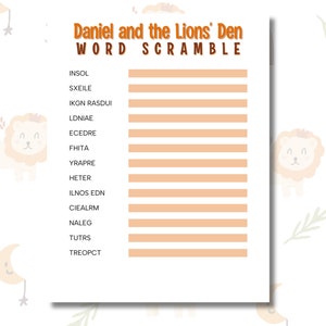 Dare to Be Daniel Vacation Bible School (VBS) Activity Set - Etsy