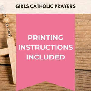 Girls Pink Prayer Book for Catholic Children | Printable Catholic ...