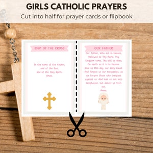 Girls Pink Prayer Book for Catholic Children | Printable Catholic ...