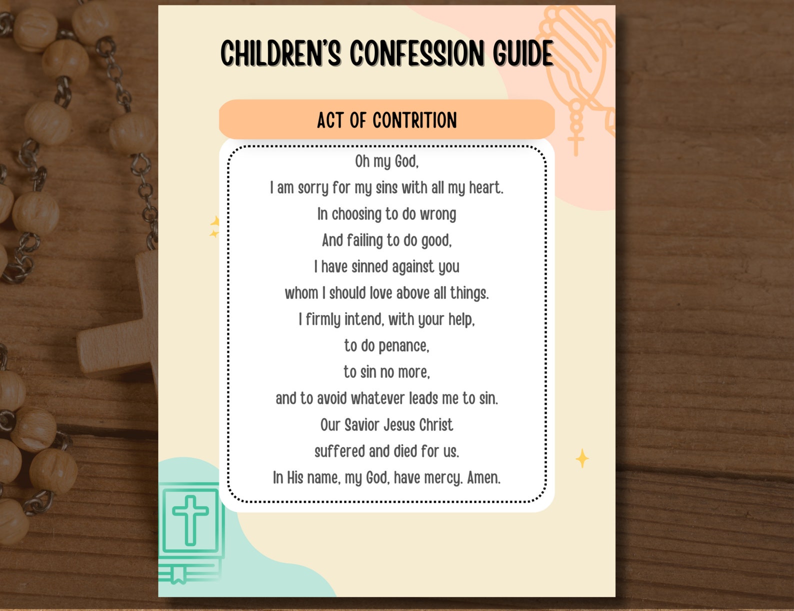 Children's Confession Guide | Helping Catholic Kids Prepare for ...