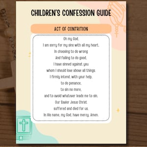 Children's Confession Guide | Helping Catholic Kids Prepare for ...