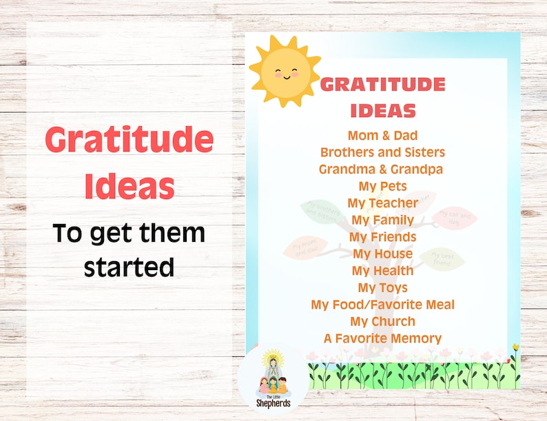 Árbol de gratitud imprimible para niños pequeños / Enseñar el ...