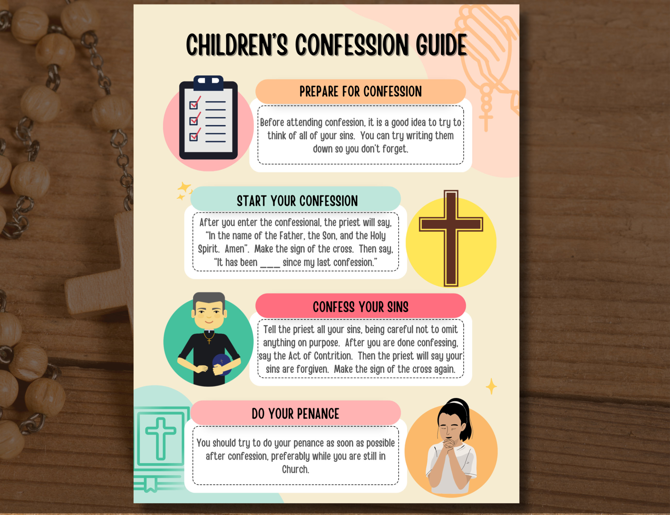Children's Confession Guide | Helping Catholic Kids Prepare for ...