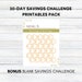 Printable Savings Challenge Planner Bundle, BONUS Blank Savings ...