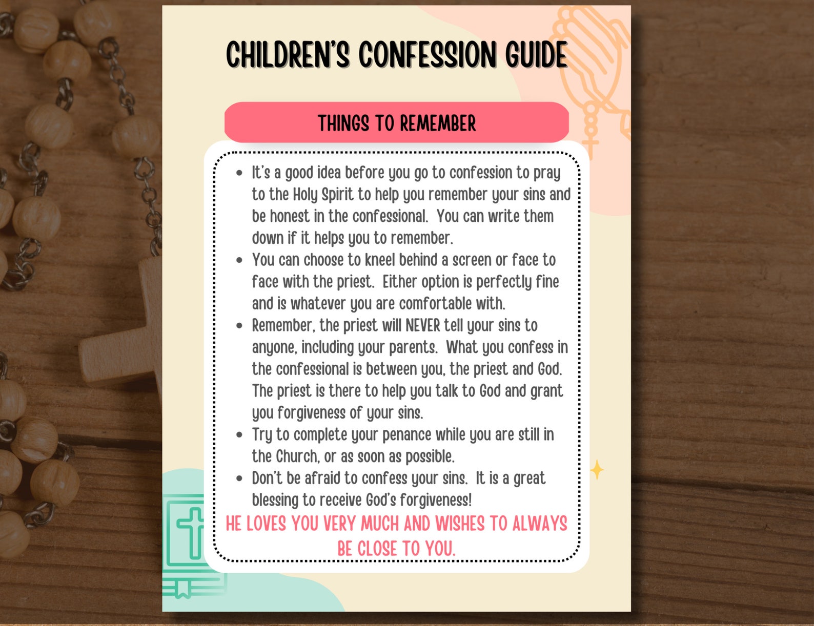 Children's Confession Guide | Helping Catholic Kids Prepare for ...