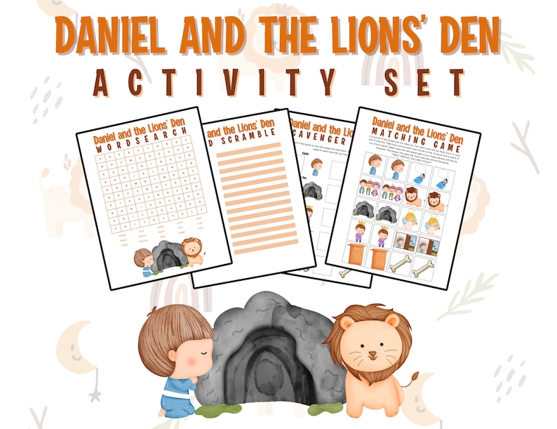 Dare to Be Daniel Vacation Bible School (VBS) Activity Set - Etsy