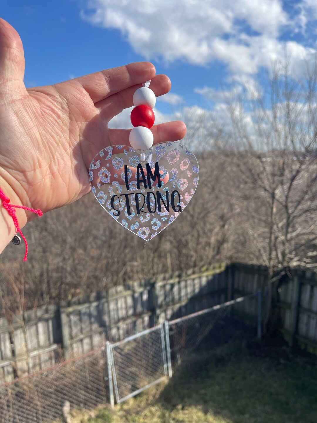 Positive Affirmation Car Charm,carcharm,rear View Mirror Car Charm ...