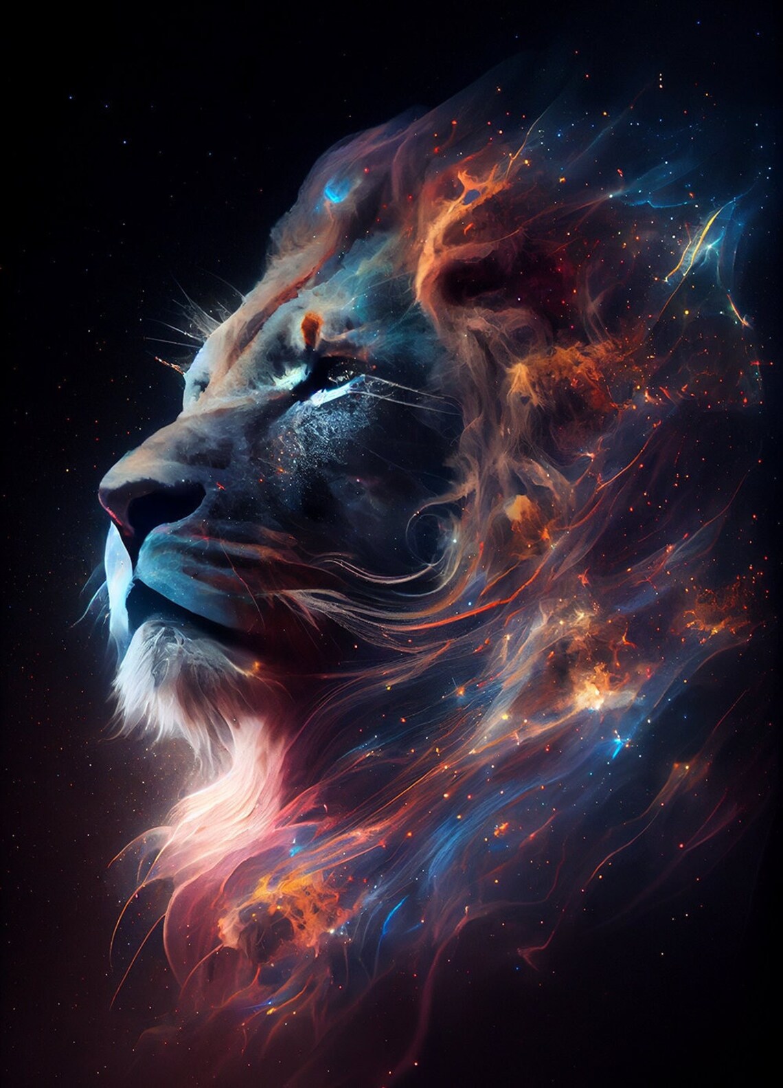 Lion of the Universe - Etsy