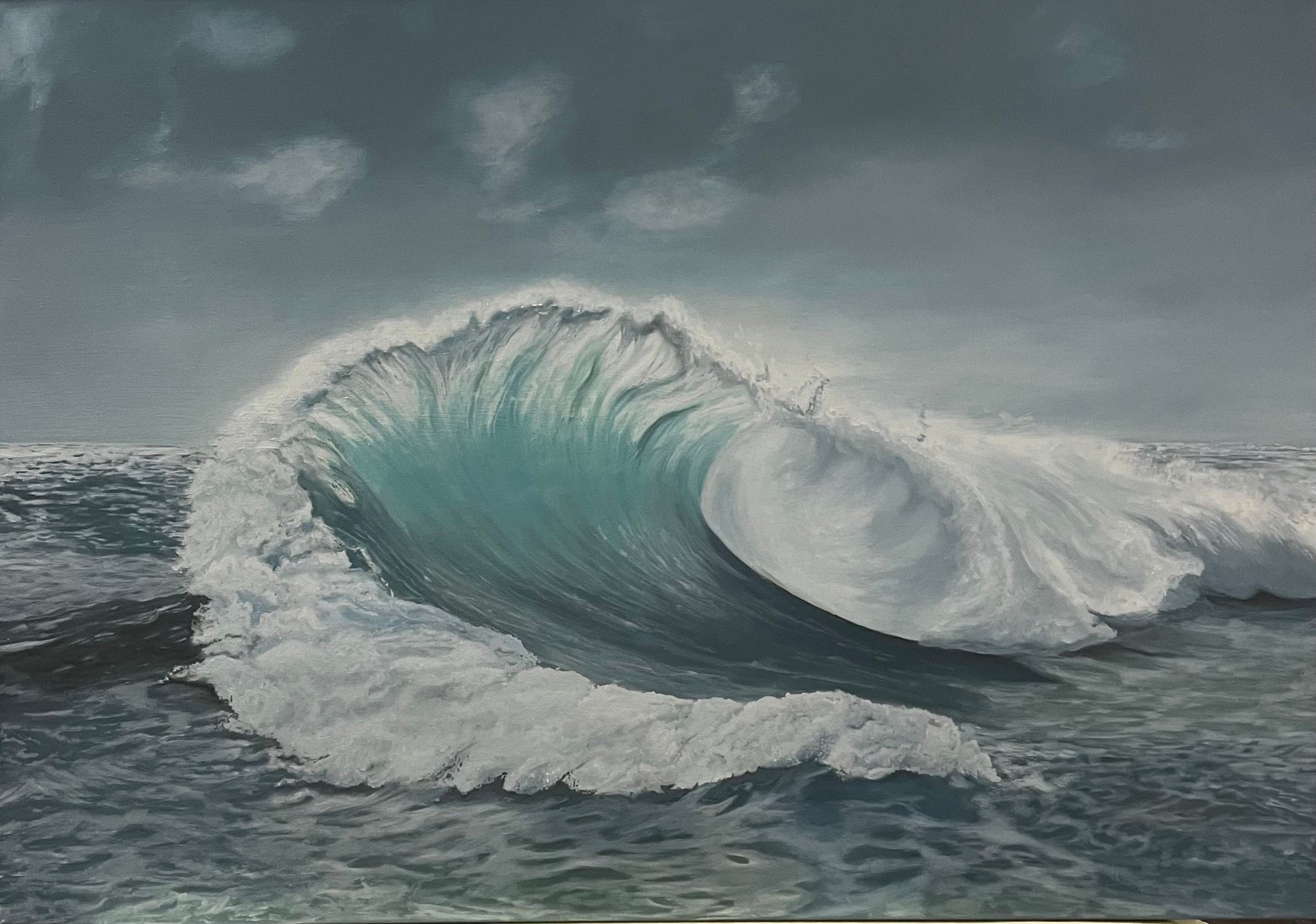 Ocean, Sea, Original Oil Painting, Painting, Artwork, Blue Water, Ocean ...