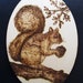 Squirrel Wood Burn Wall-hanging - Etsy