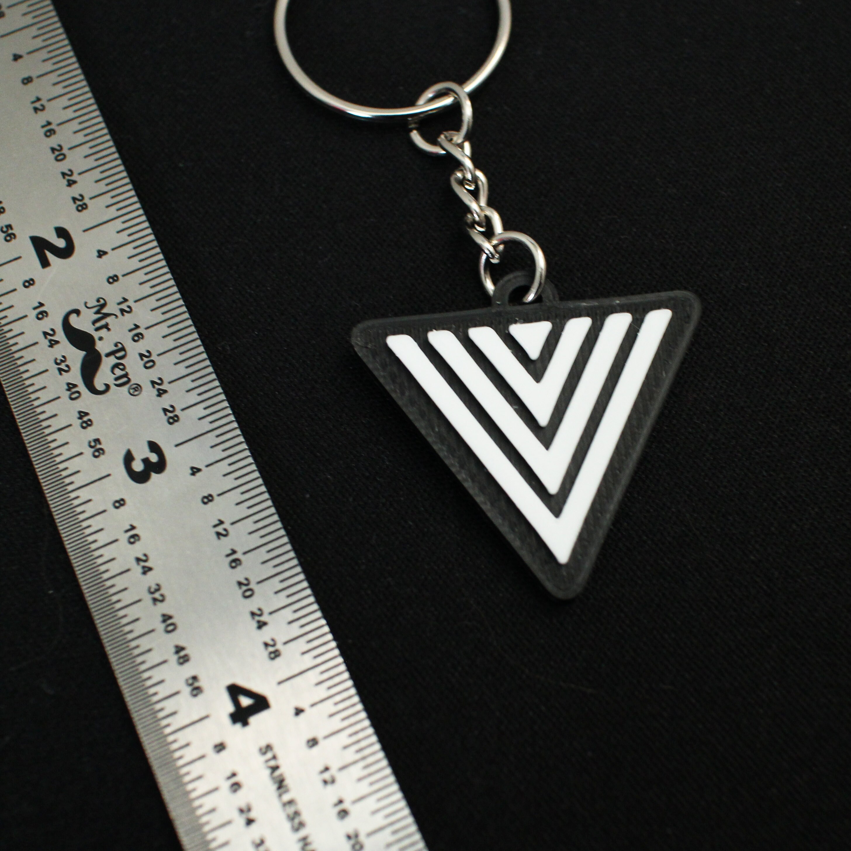 Control Game Inspired - Inverted Pyramid Fob / Keychain Charm - Etsy