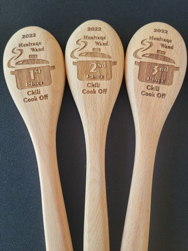 Chili Cook-off Wooden Spoon - Etsy