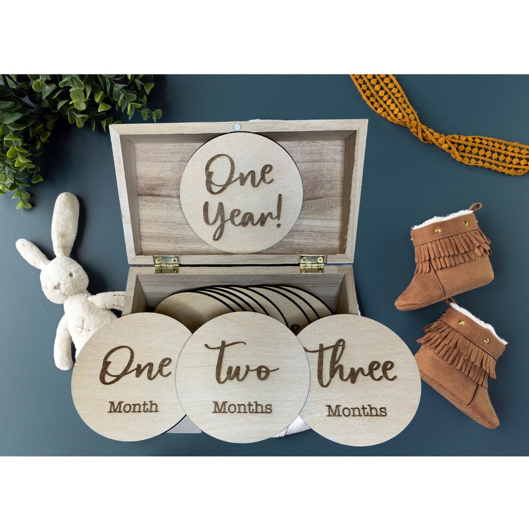 Baby Milestones, Age by Month, 1-12 Months, Photo Props, Baby Age, Baby ...