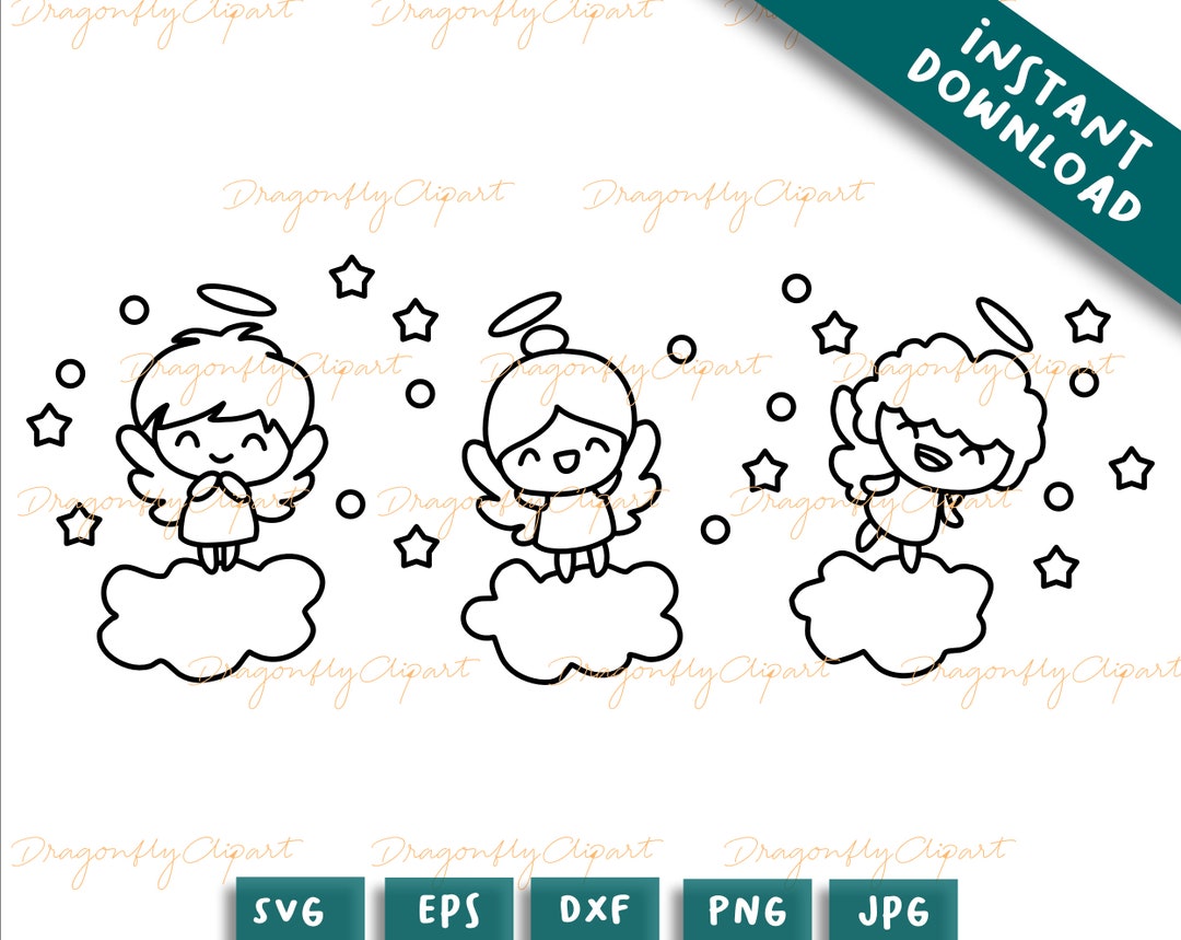 Love Angels SVG PNG Cut Files Valentine Svg Hello Valentine - Etsy