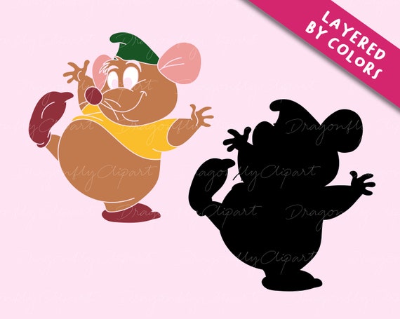 Cinderella Mice Silhouettes