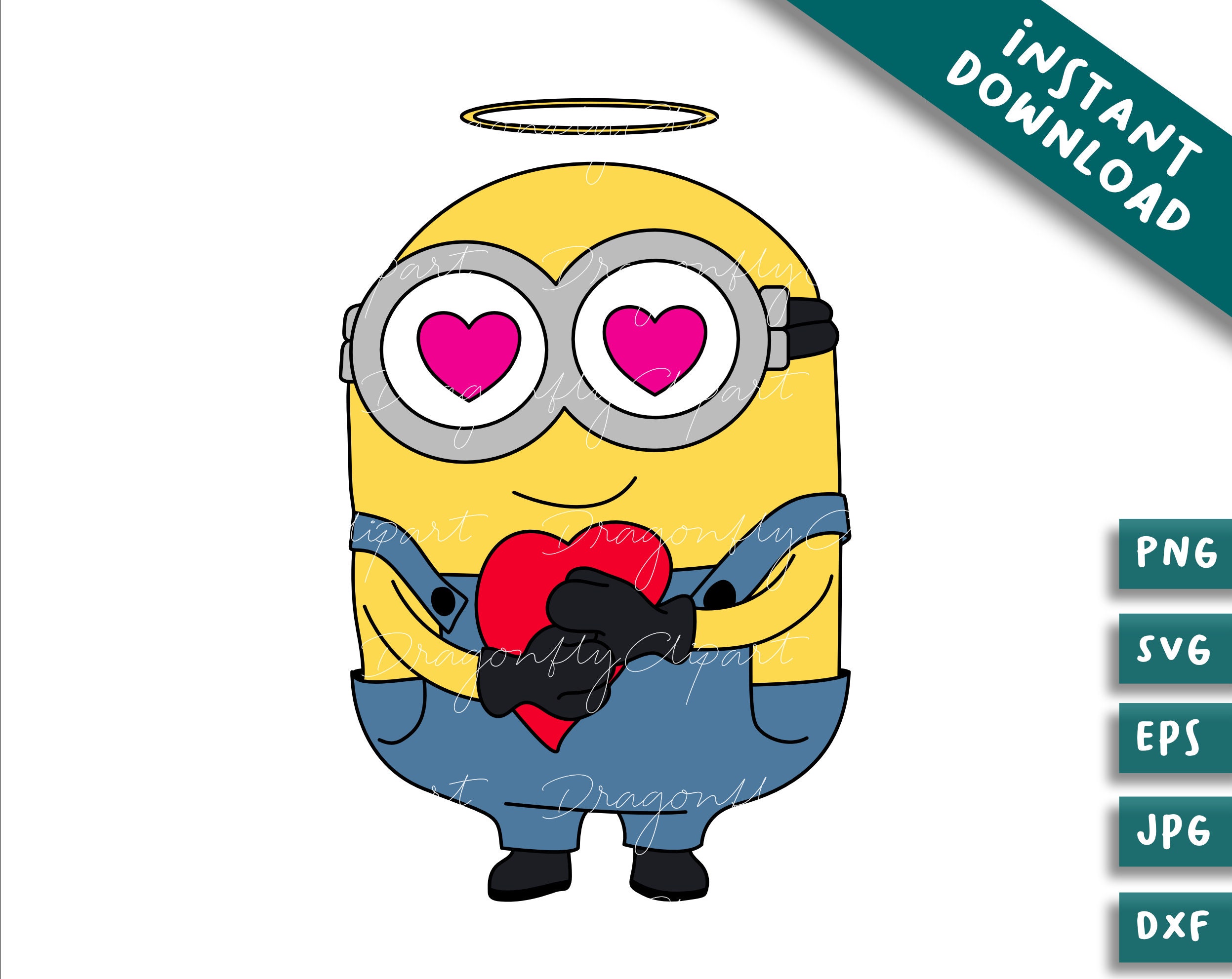 Minion Face Stencil