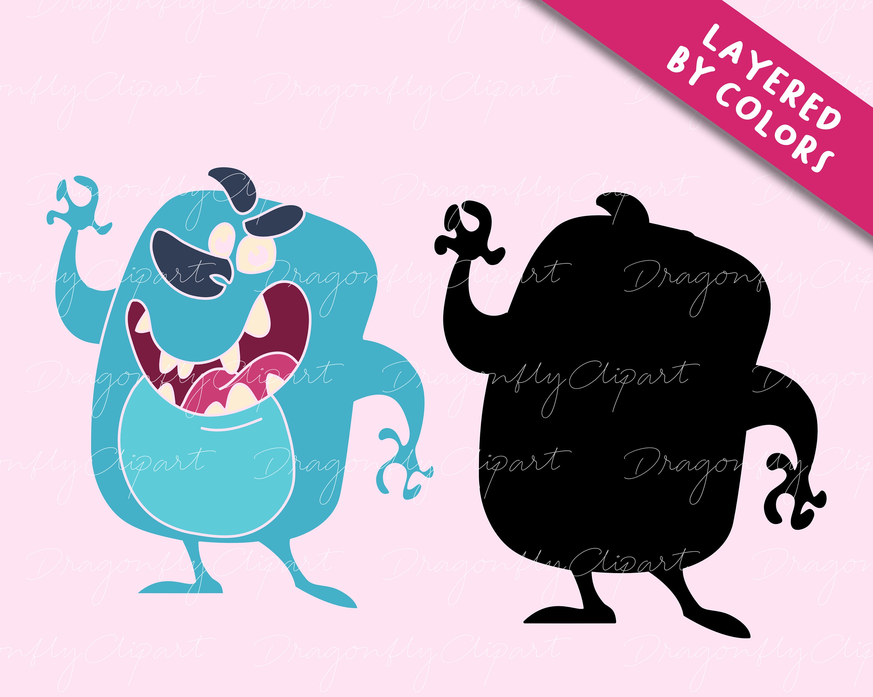 Bundle Halloween Monsters SVG PNG Digital Download Halloween - Etsy