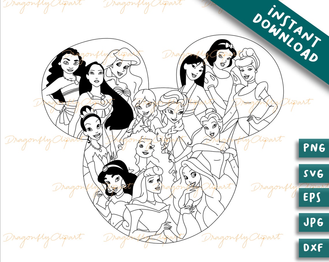 Prinzessin SVG Disneyland Ohren png Clipart , Prinzessin svg ...