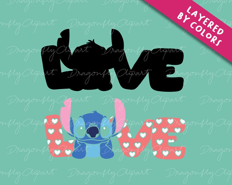 Valentines Day Lilo And Stich Svg Stitch Svg Stitch Clipart Lilo