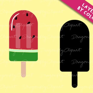 Colorful Popsicle Clipart Set: Summer Fruits (SVG, PNG) - Etsy