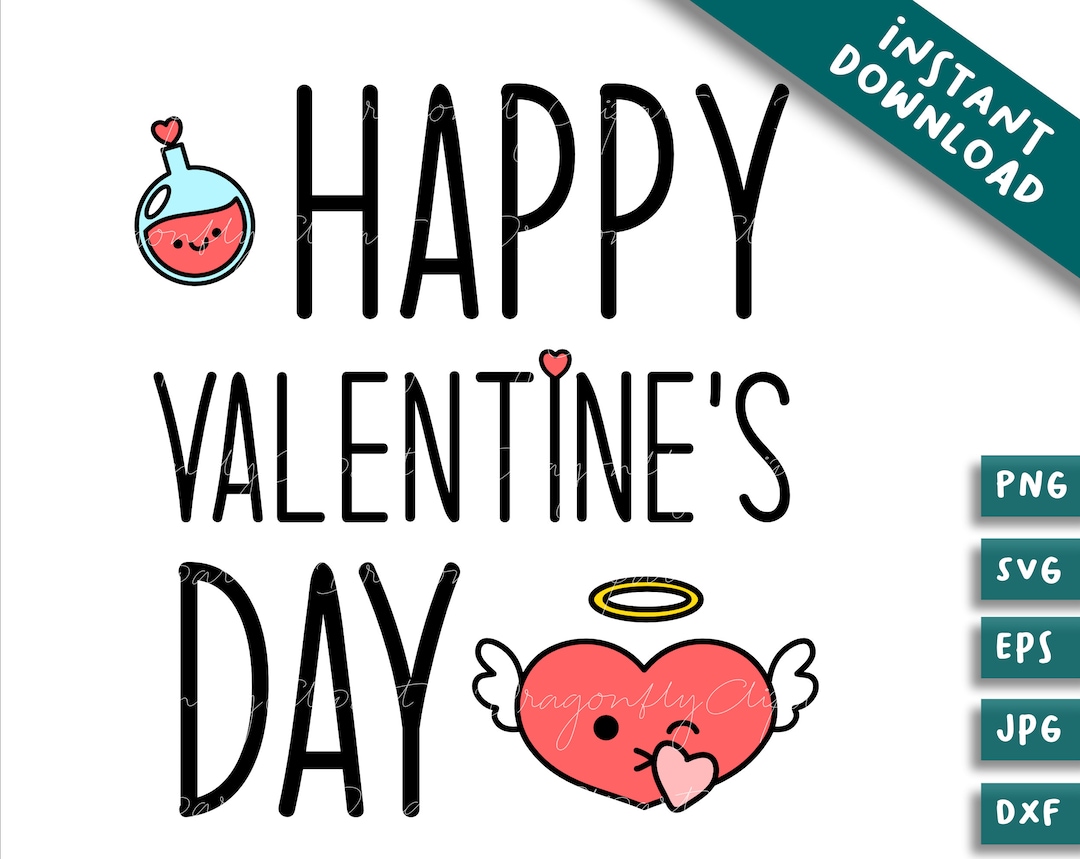 Happy Valentine Day SVG PNG Cut Files,valentine Svg, Hello Valentine ...