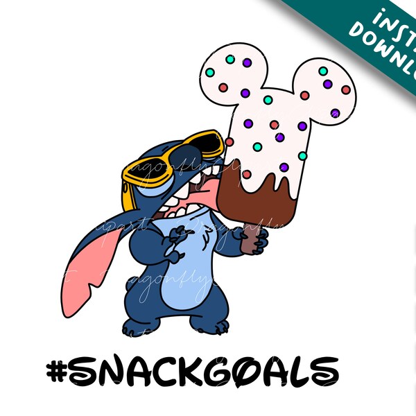 Stitch Icecream Svg - Etsy