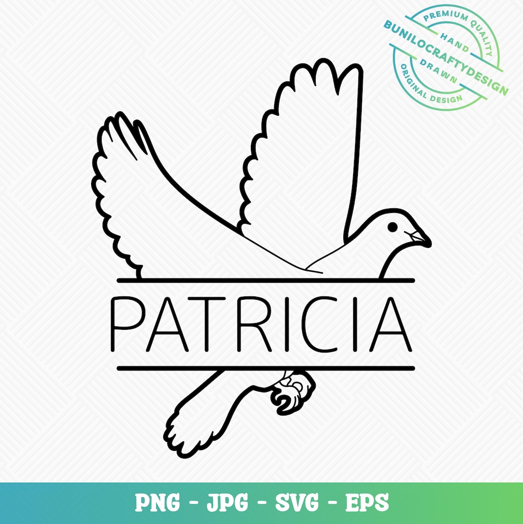Unique Patricia SVG – Nicobar Pigeon Design for Vinyl, T-shirts, and ...