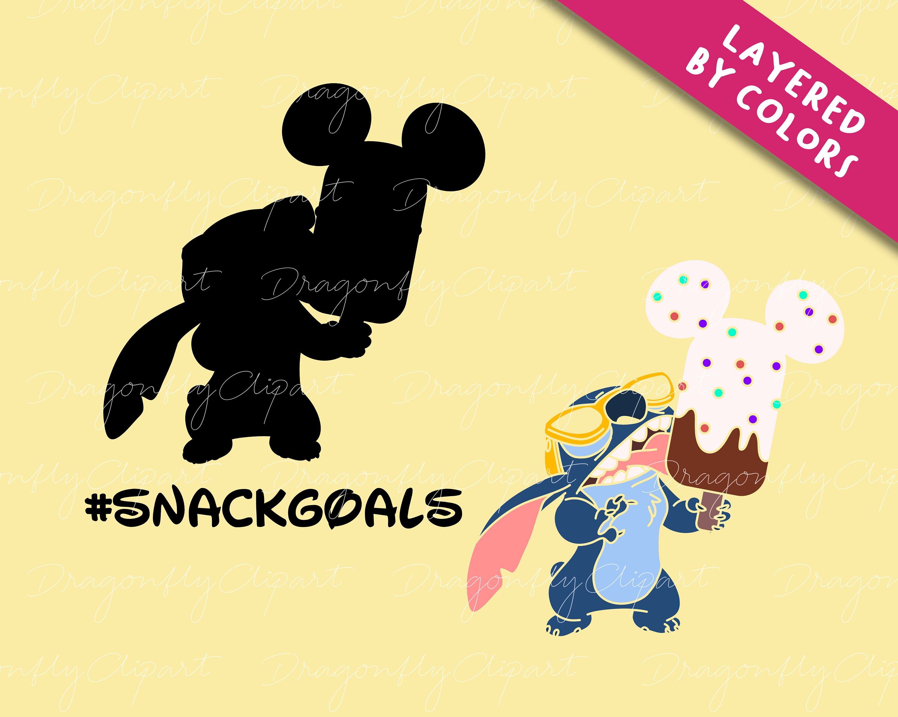 Stitch-snackgoalsdisneyland Snacks Svgdisneyworld - Etsy