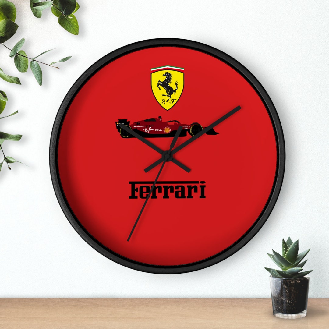 Ferrari F1 Formula 1 Wall Clock, Gifts for Him, Gifts for Her, F1 Home ...