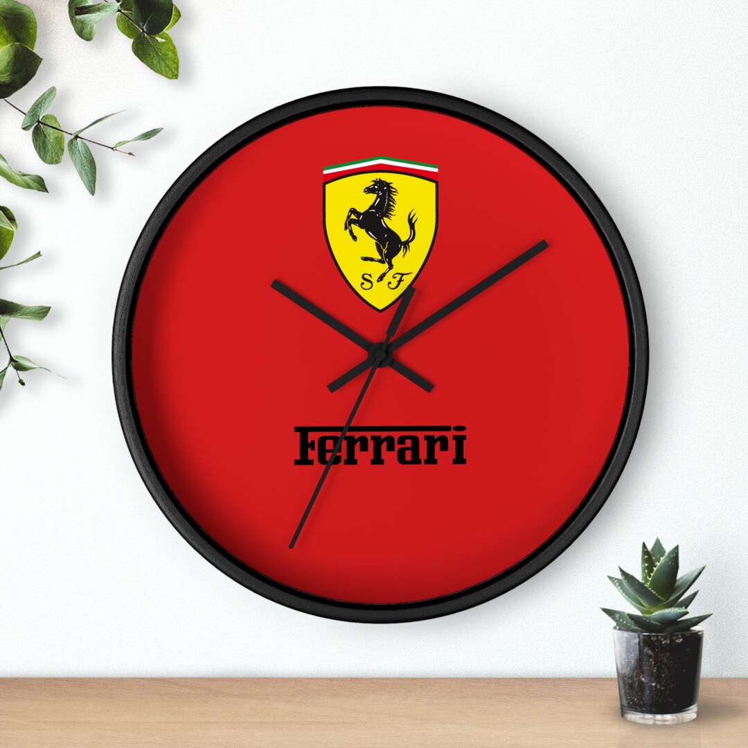 Ferrari F1 Formula 1 Wall Clock, Gifts for Him, Gifts for Her, F1 Home ...