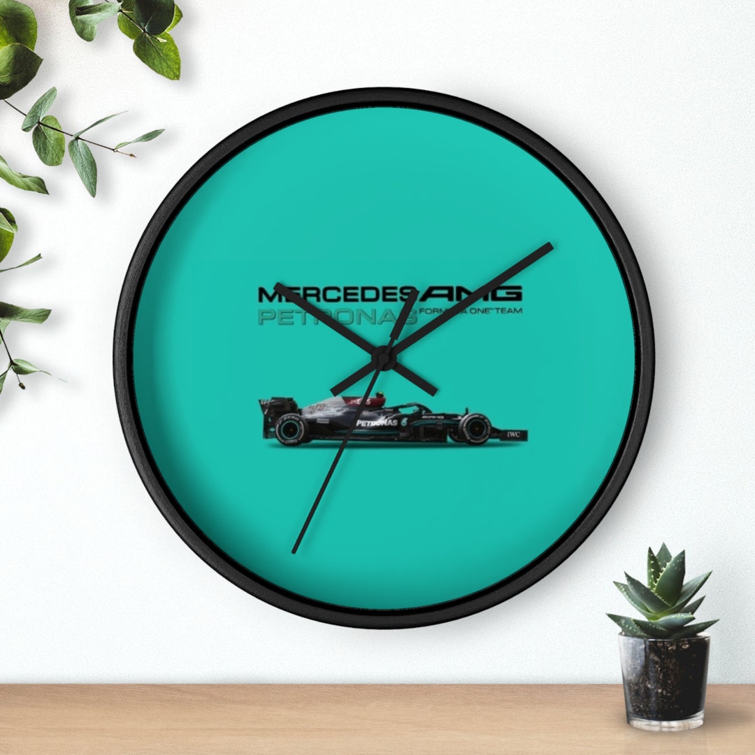 Mercedes AMG Petronas F1 Formula 1 Wall Clock, Gifts for Him, Gifts for ...