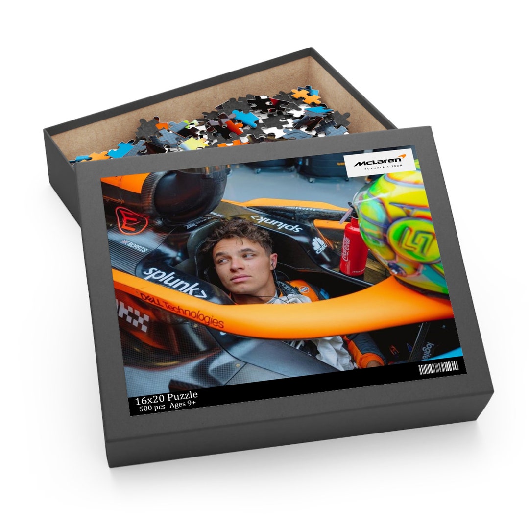 Lando Norris Mcclaren F1 Formula 1 Puzzle 120, 252, 500-piece, F1 Gifts ...