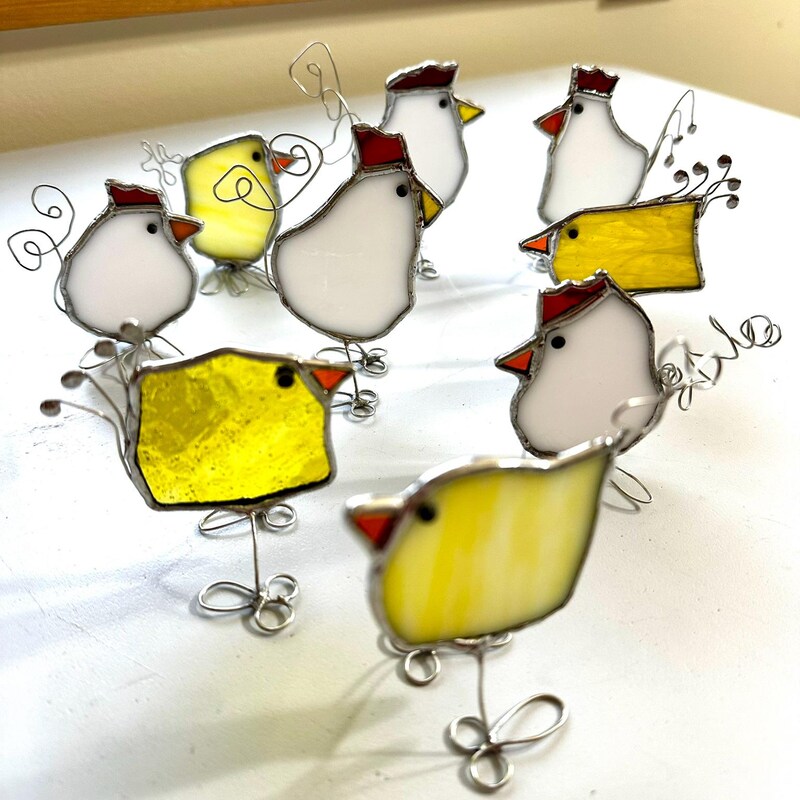 Glass Chicken - Etsy