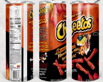 Hot Cheetos 20oz Tumbler With Handmade Topper - Etsy